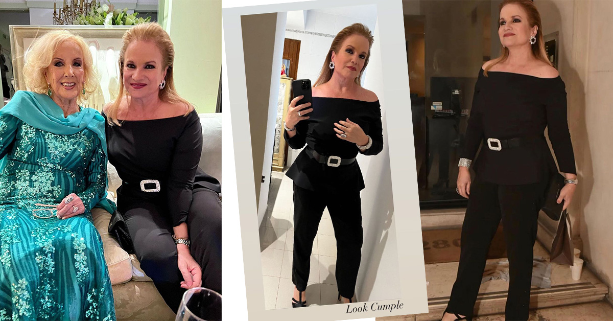 Lucía Galán sorprendió con su look total black en la fiesta de ...