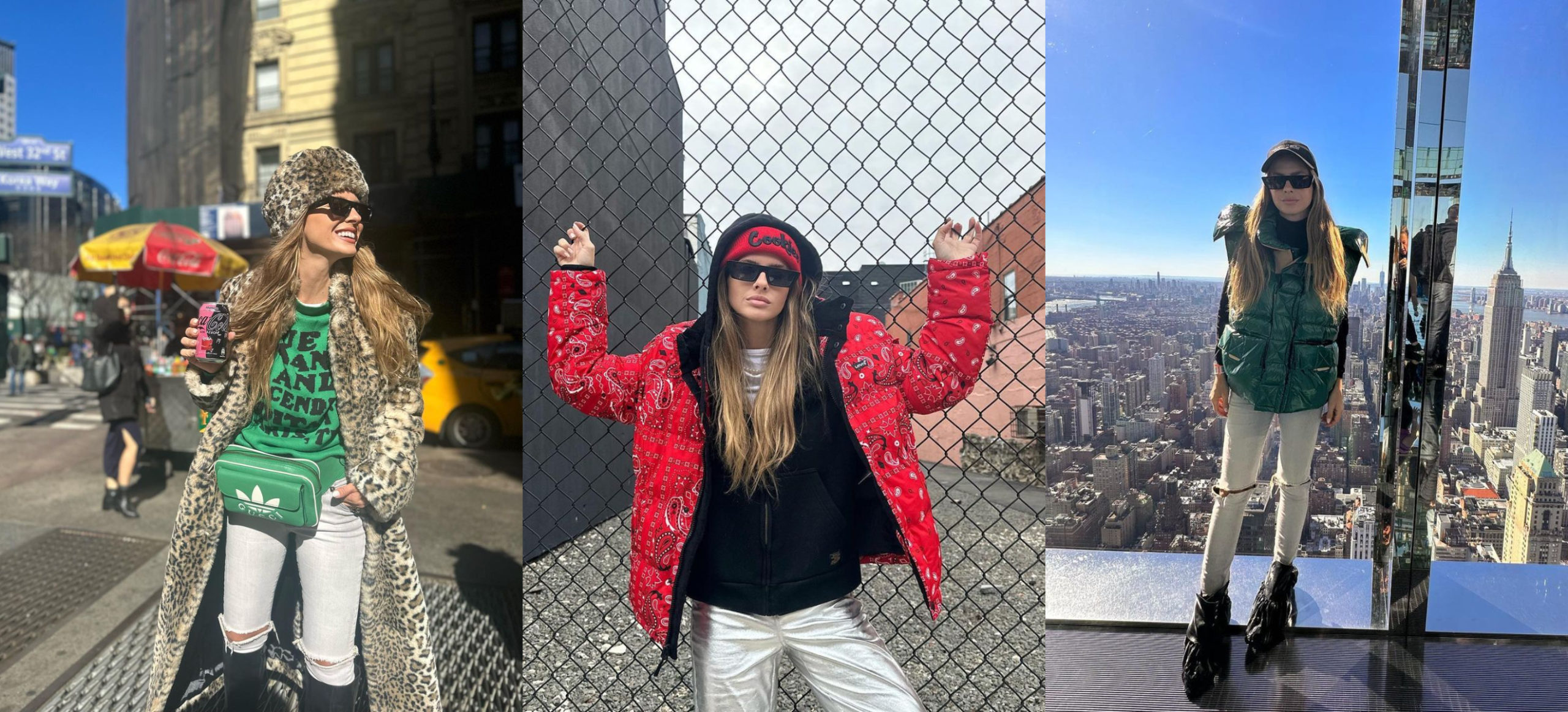Los looks urban chic que luce la China Suárez en Nueva York - Revista ...