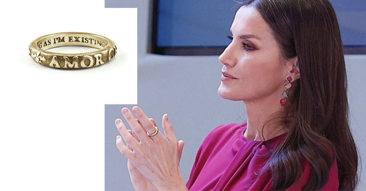 Este es el nuevo anillo favorito de la reina Letizia, la joya que no se ...