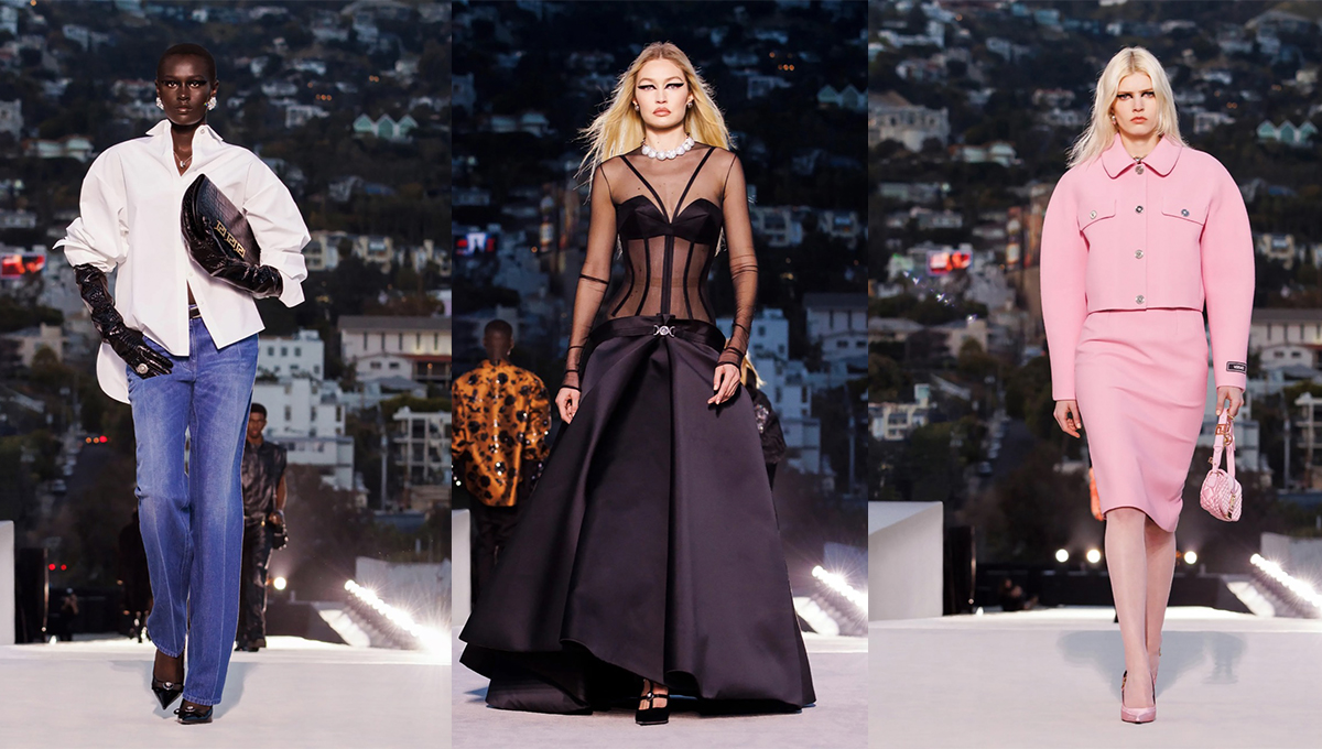 Versace deslumbró con una colección tan lujosa como cosmopolita ...
