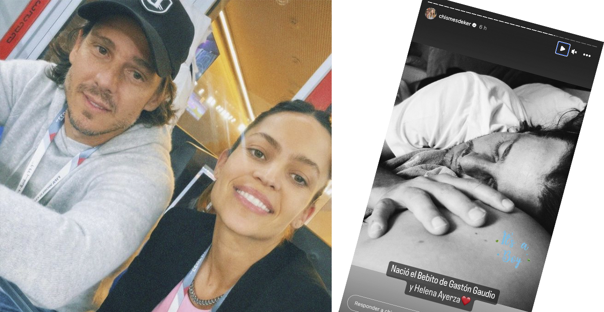 Gaston Gaudio fue papá: nació su primer hijo con la modelo Helena ...