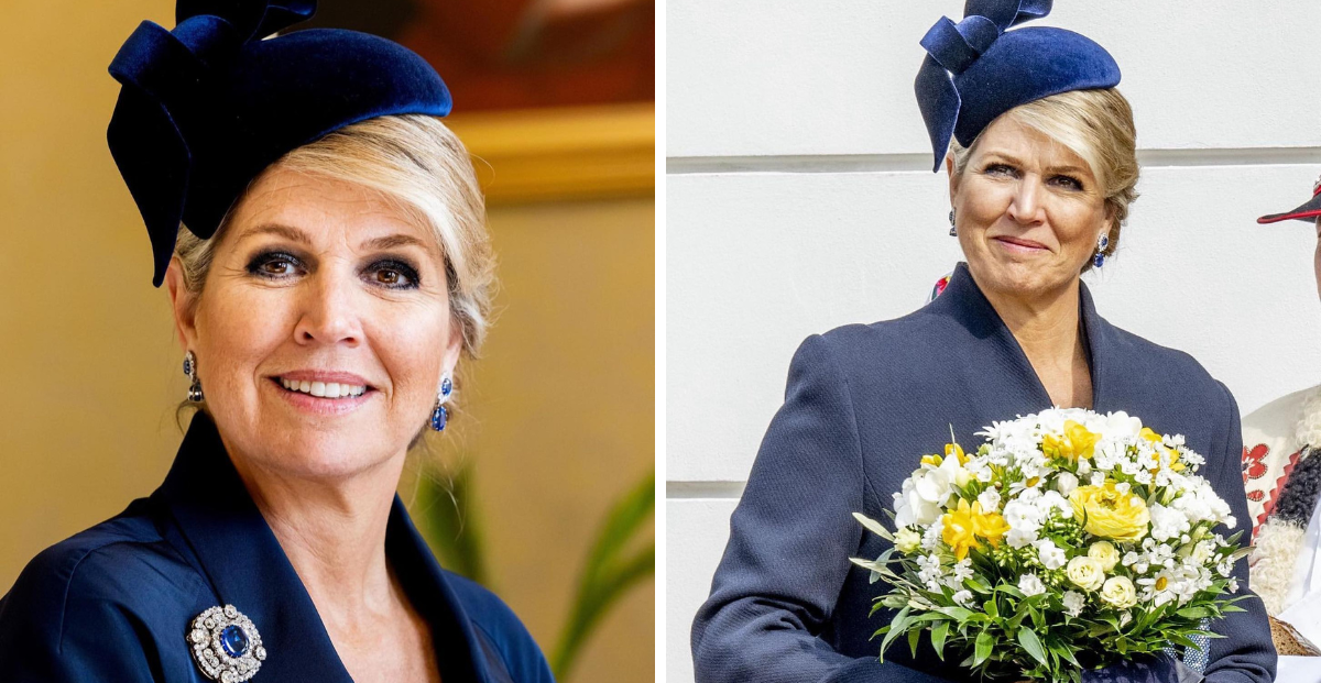 Máxima eligió el estilo 'british' para su primer día de gira por ...