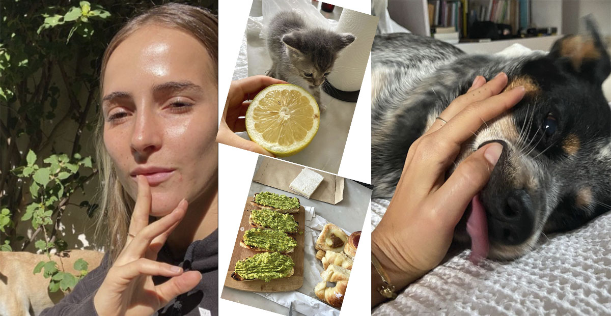 Ámbar de Benedictis mostró parte de su rutina diaria y un detalle llamó ...