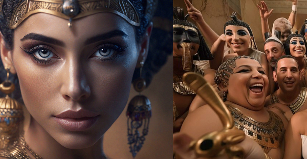 La selfie de Cleopatra: así era la reina del Nilo según la Inteligencia Artificial - Revista Para Ti