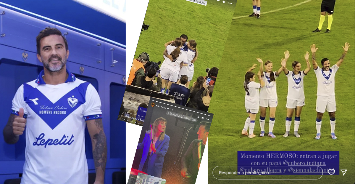 Las fotos de la fiesta de Fabián Cubero en Vélez, junto a Mica ...