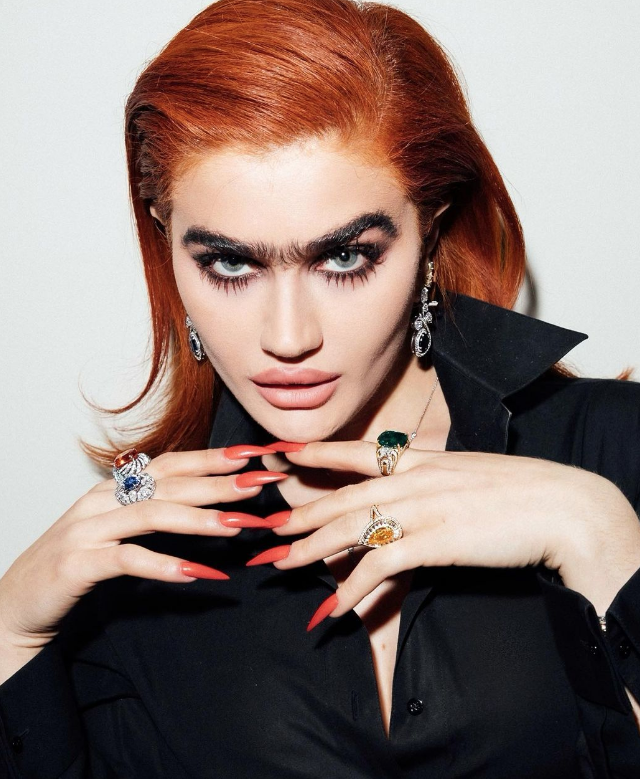 Quién es Sophia Hadjipanteli, la modelo que promueve la uniceja y que ...