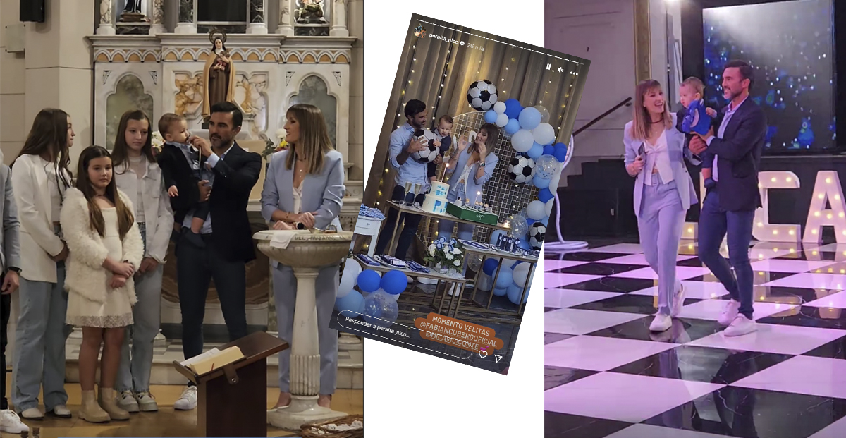 Las fotos del bautismo y la fiesta de cumpleaños de Luca Cubero, el ...