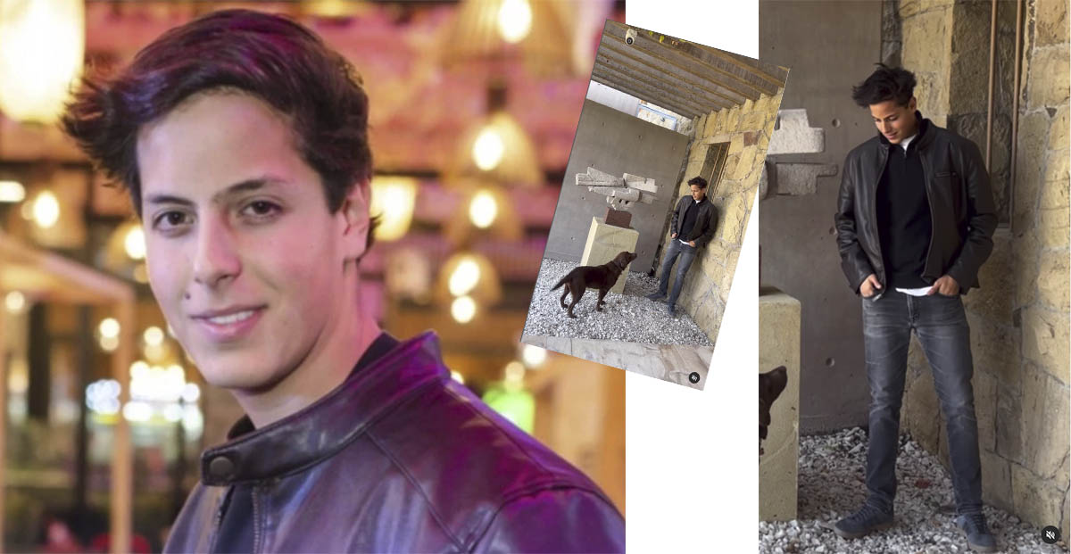 Las fotos de Máximo Menem en su debut como modelo de una marca de ropa ...