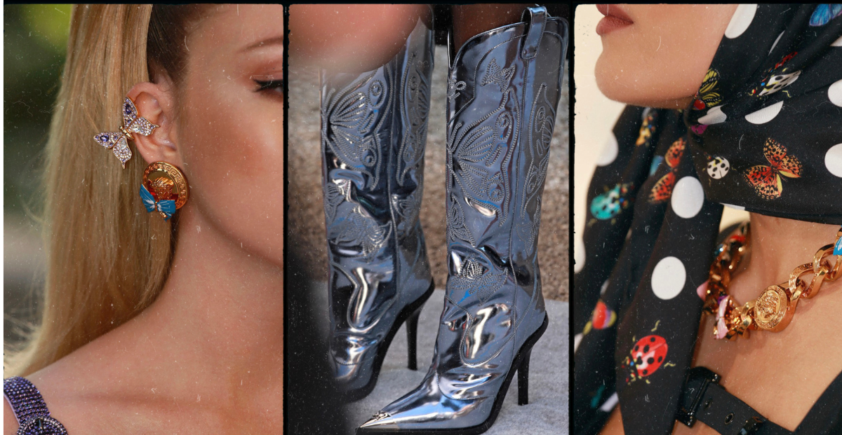 El efecto mariposa: desde Versace hasta Bluemarine la incorporaron a ...