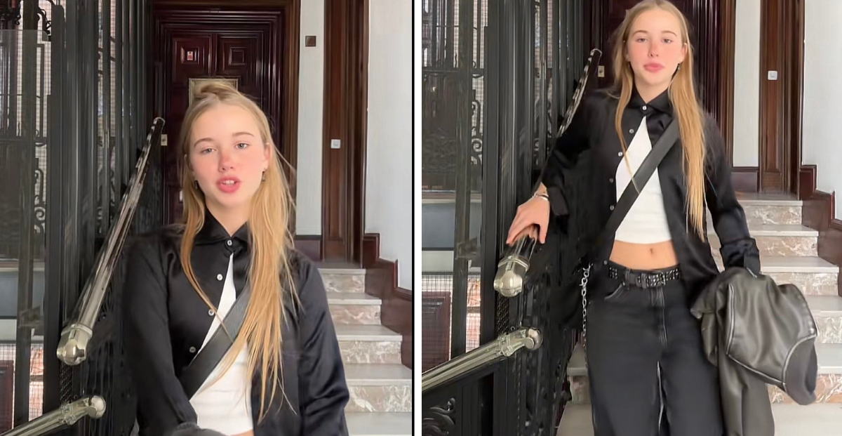 Así es el look black and white de Taína Gravier en Madrid - Revista Para Ti