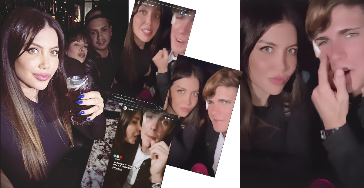 En su primera salida de soltera, Wanda Nara se divirtió con Marcos ...