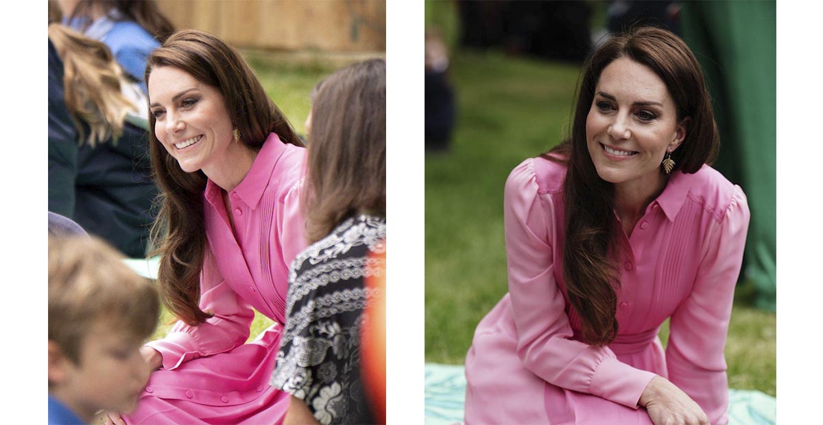 Kate Middleton y su look lady perfecto: con vestido camisero estilo barbiecore - Revista Para Ti