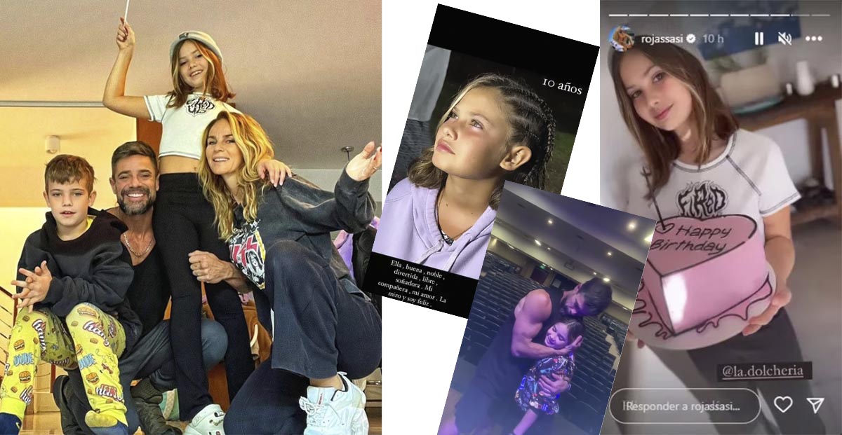 Las fotos del cumpleaños número 10 de Esperanza, la hija de Luciano ...