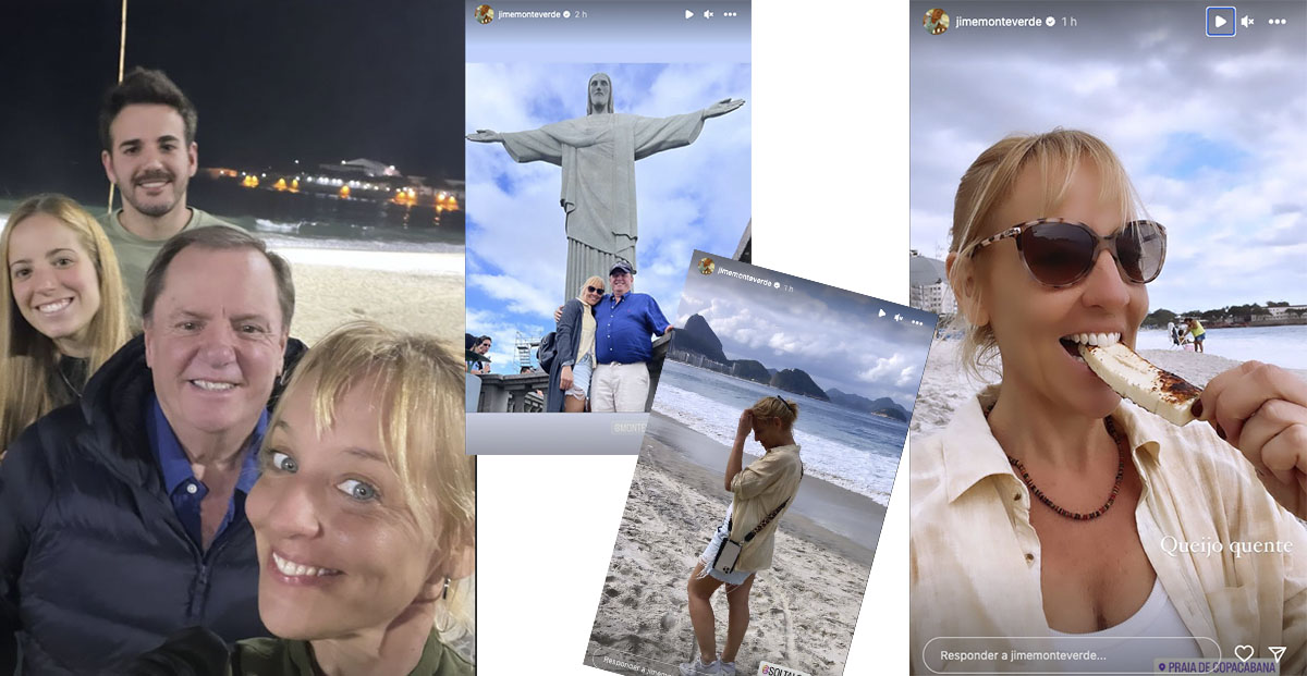 Las fotos del viaje de Jimena Monteverde a Río de Janeiro con su marido ...