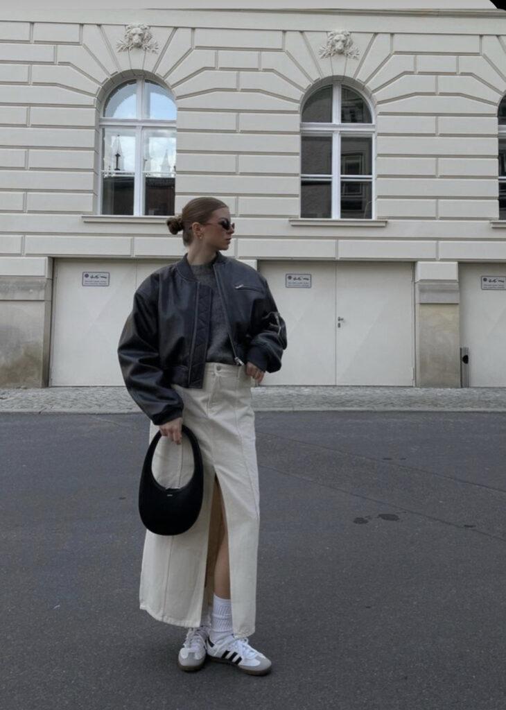 Guía de estilo: así se combinan las polleras de jean este invierno 2023 ...