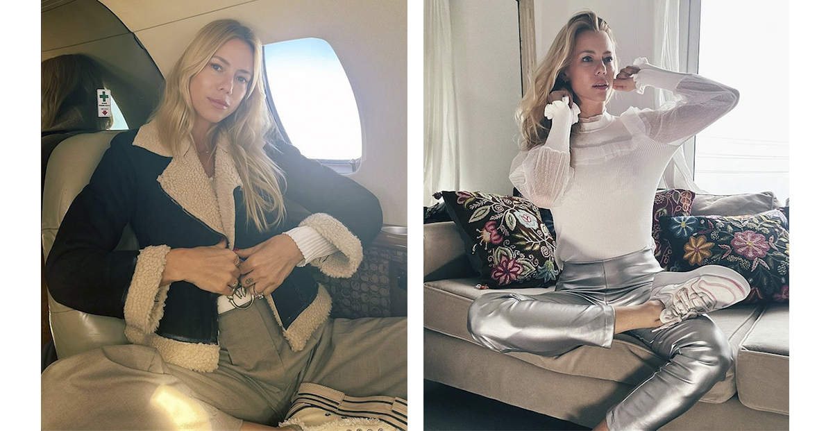 Nicole Neumann nos enseña a armar 3 looks con un pantalón metalizado ...