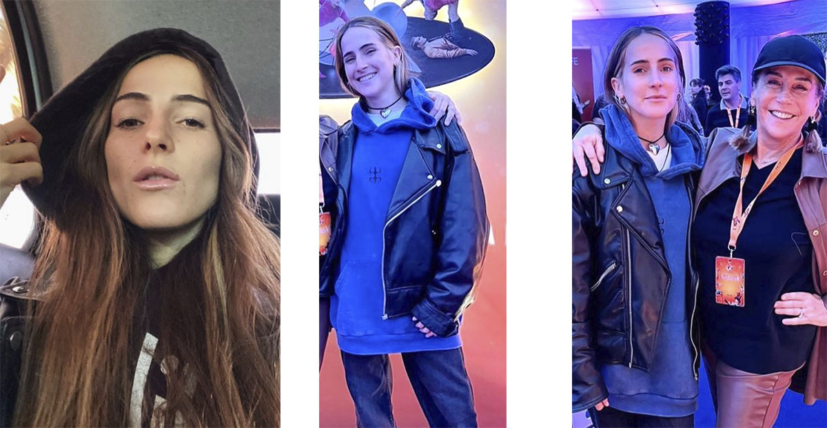 Ámbar de Benedictis y su look effortless para una salida con Marcela ...