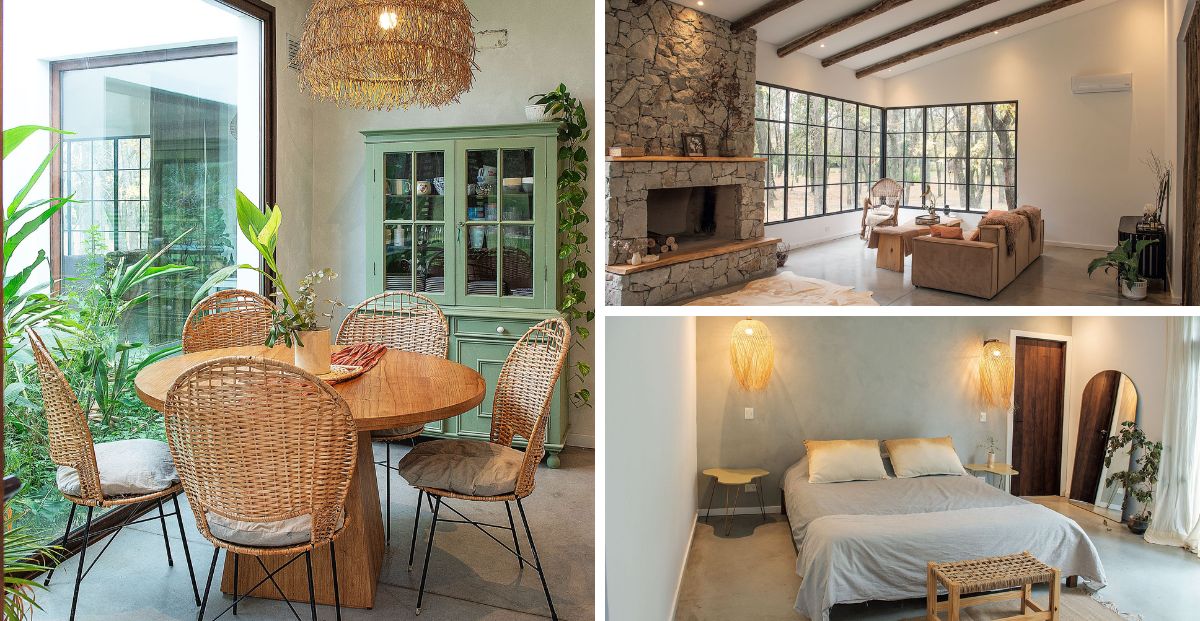 Una casa cálida y natural decorada con toques campestres - Revista Para Ti