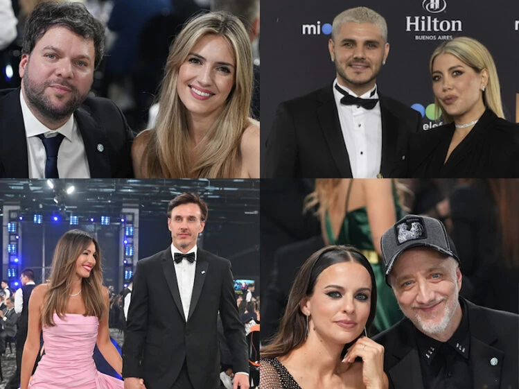 Descubrí las parejas más mediáticas y desconocidas de la noche del ...