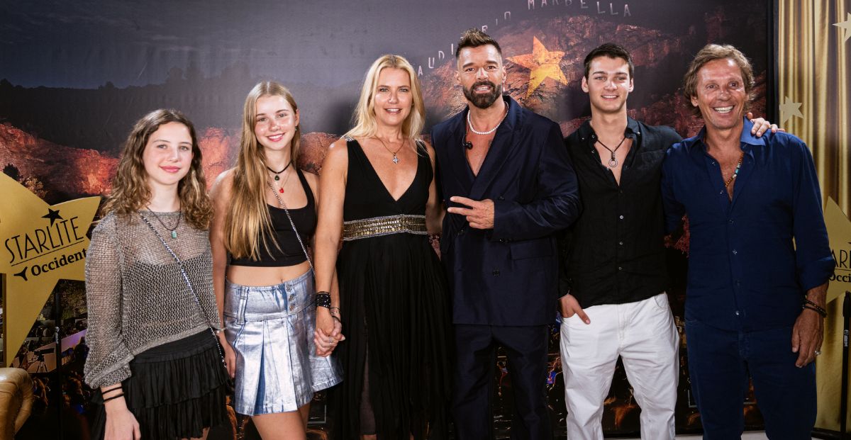 Así fue el reencuentro de Valeria Mazza y su familia con Ricky Martin en Málaga - Revista Para Ti
