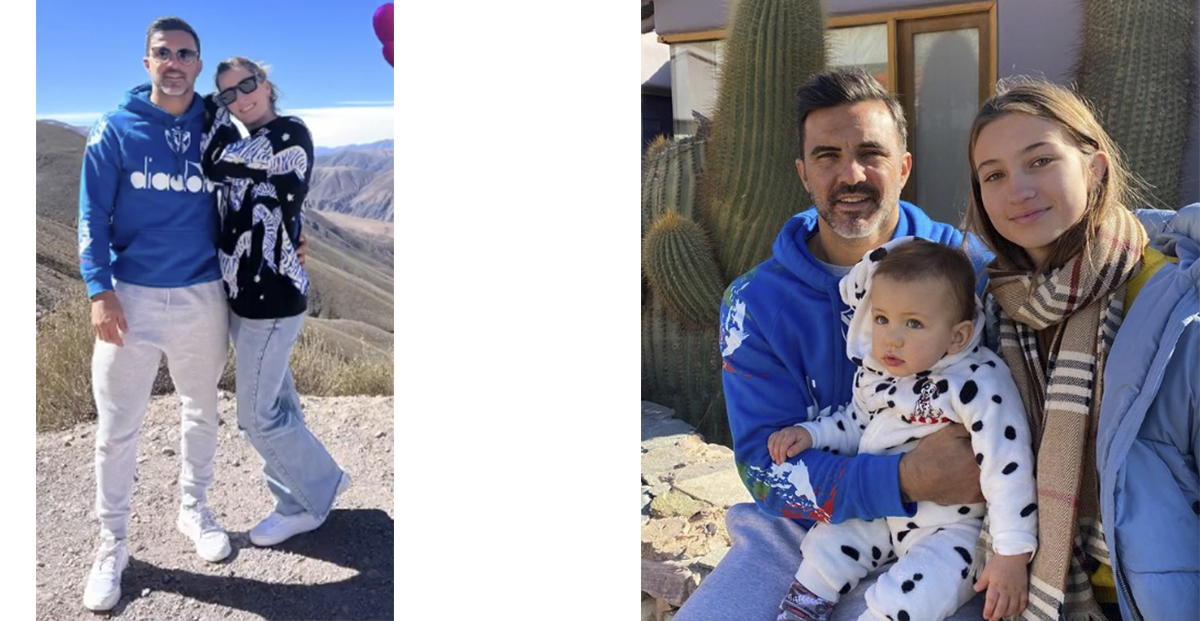 Fabián Cubero y Mica Viciconte de vacaciones en el noroeste argentino ...