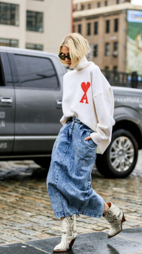 Guía de estilo: 5 looks con polleras de jean que hay que probar este ...