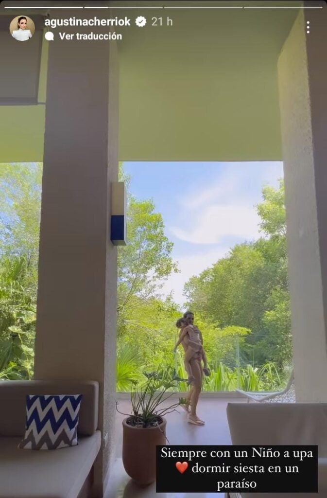 Agustina Cherri compartió fotos de sus soñadas vacaciones en México ...