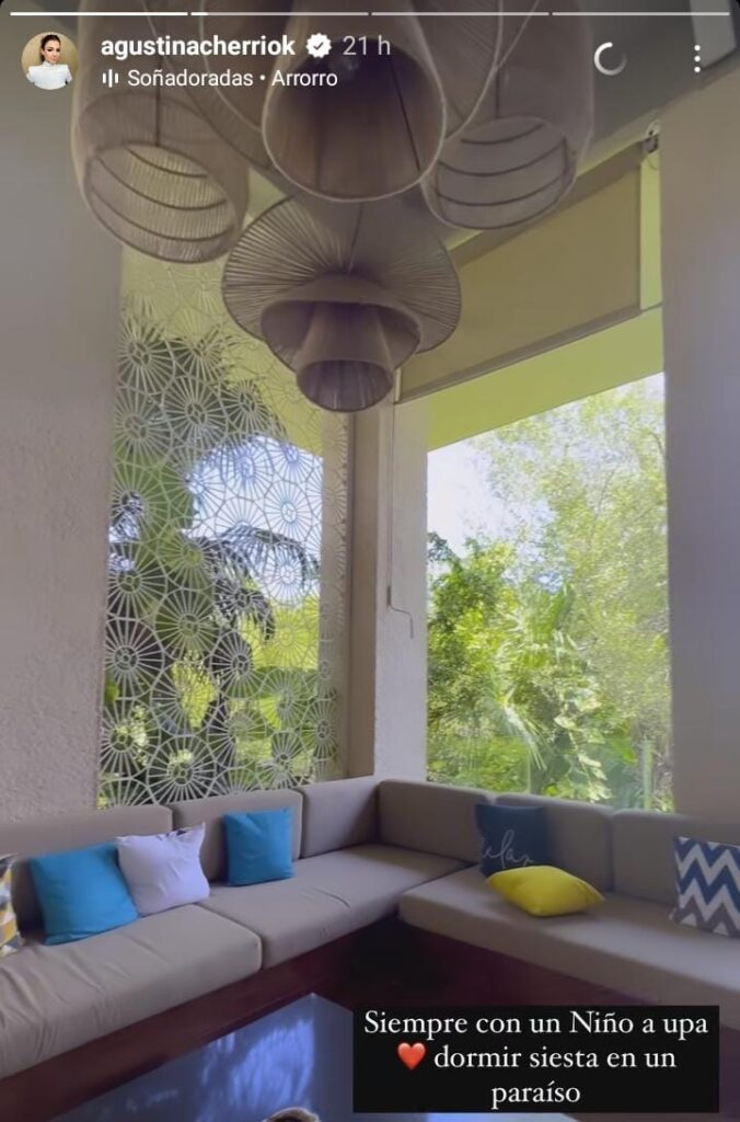 Agustina Cherri compartió fotos de sus soñadas vacaciones en México ...