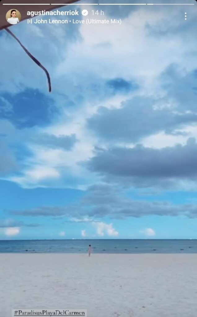 Agustina Cherri compartió fotos de sus soñadas vacaciones en México ...