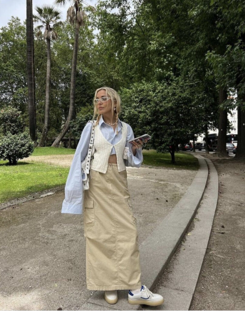 Guía de estilo: 5 looks súper fashionistas con polleras cargo - Revista ...