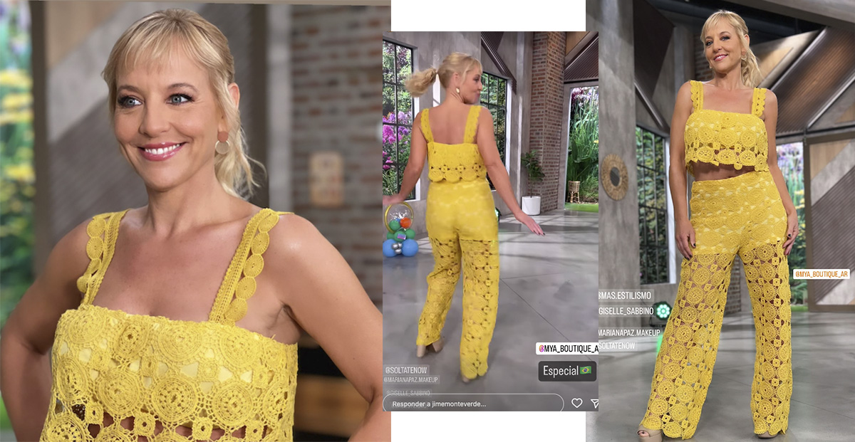 Jimena Monteverde y su look súper primaveral: apostó por el color ...
