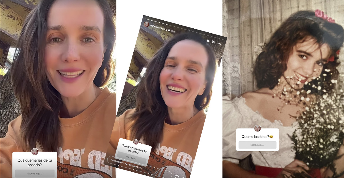 Natalia Oreiro compartió una foto inédita de cuando cumplió 15 años y ...