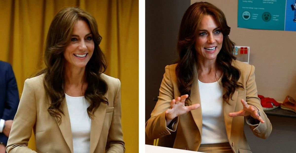 El look “power suit” que Kate Middleton lució en un evento benéfico ...