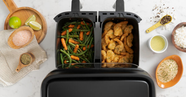 Airfryer dual: una nueva alternativa para ahorrar tiempo y espacio en ...