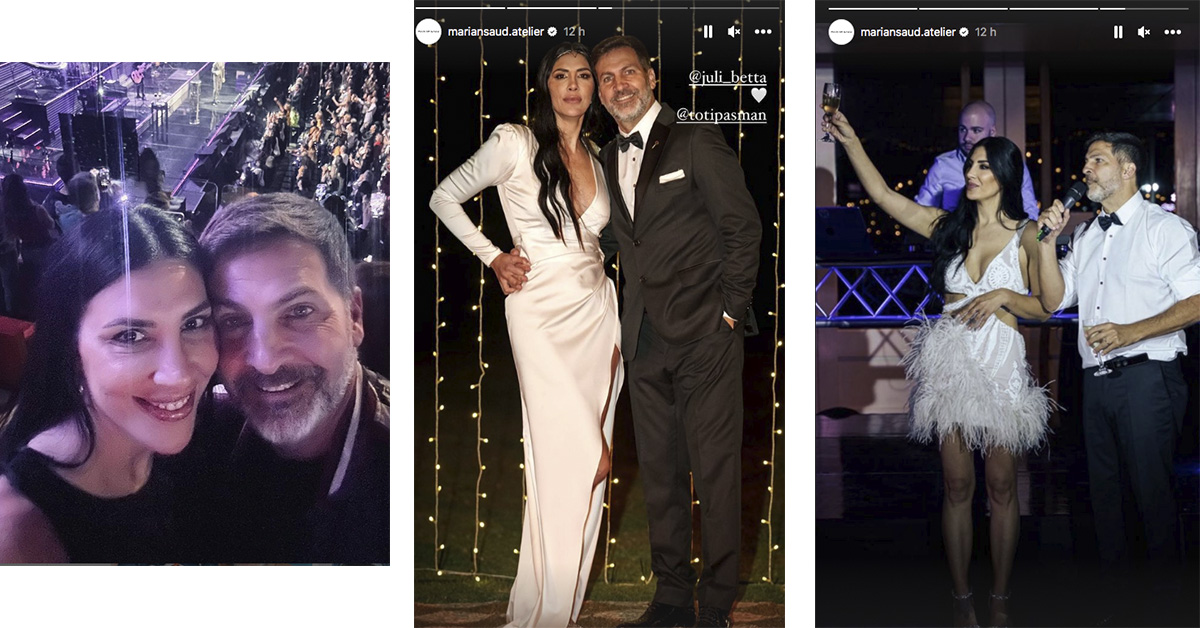 Así fueron los looks de novia de Julieta Bettatis, la mujer de Toti ...