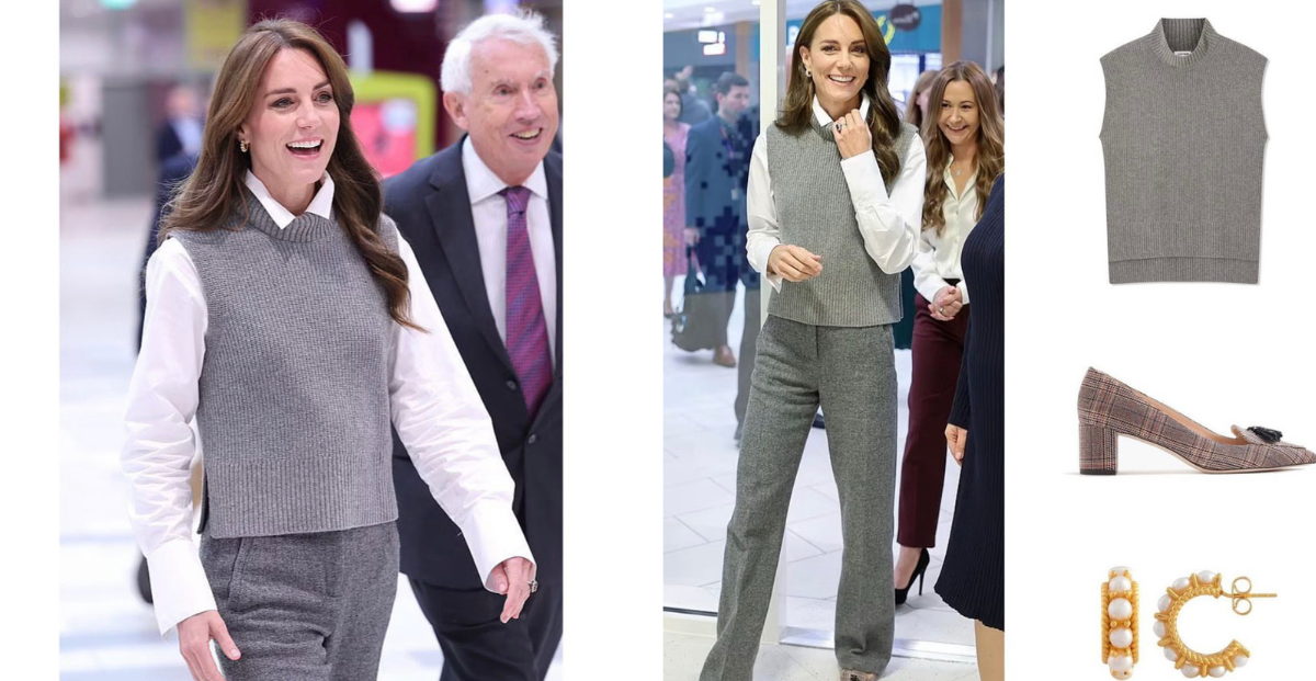 Así es el look estilo preppy que usó Kate Middleton - Revista Para Ti