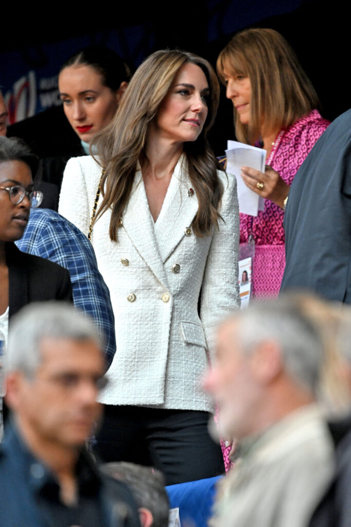 El look sastrero de Kate Middleton en la Copa Mundial de Rugby ...