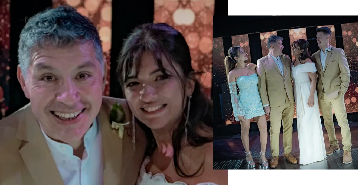 La historia de amor del periodista Guillermo Lobo y Karin Mila: tras 28 años renovaron los votos ...