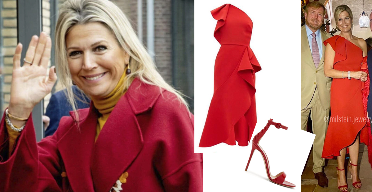 Máxima llevó un look súper chic en la preboda de la duquesa de ...
