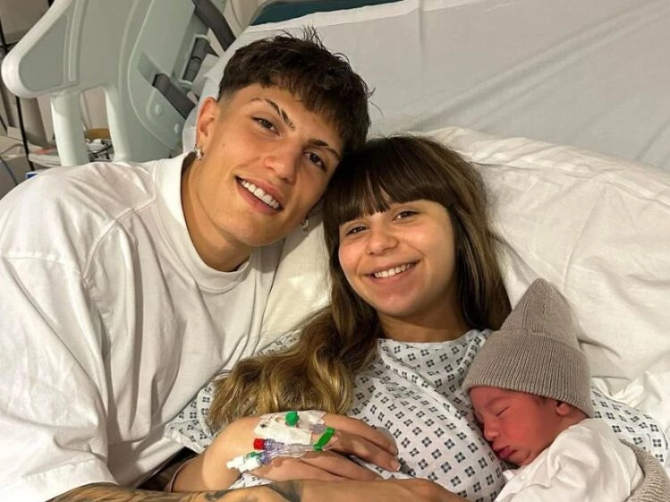 Alejandro Garnacho y Eva García se convirtieron en padres y éste fue el ...