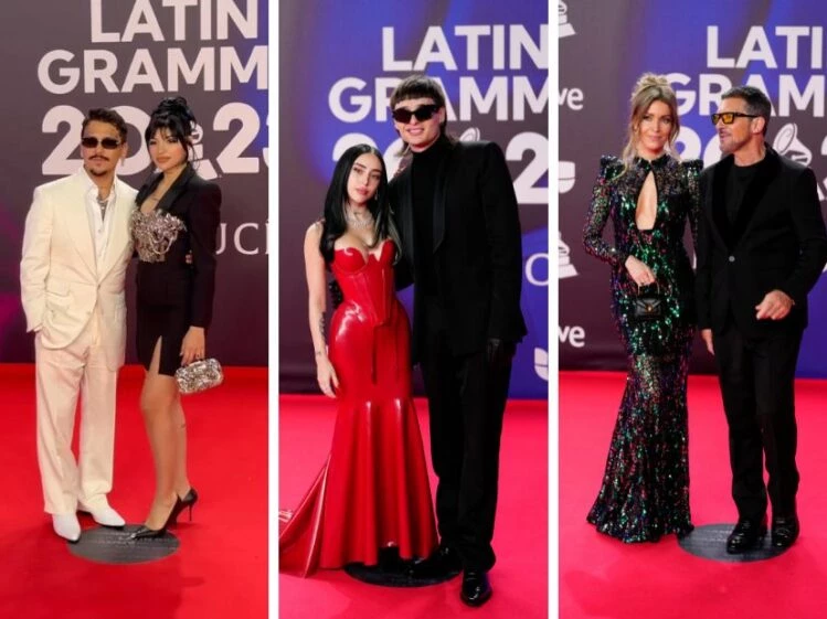 Latin Grammys 2023: las parejas más glamorosas que recorrieron la red carpet - Revista Para Ti