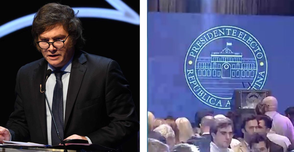 Javier Milei usa un logo similar al de la Casa Blanca: qué significa ...