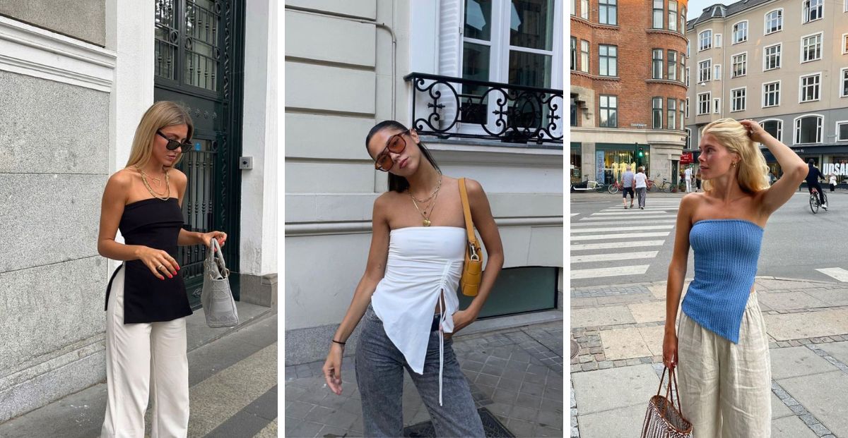 Tops full length y strapless: serán los más elegidos en el verano 2024 ...