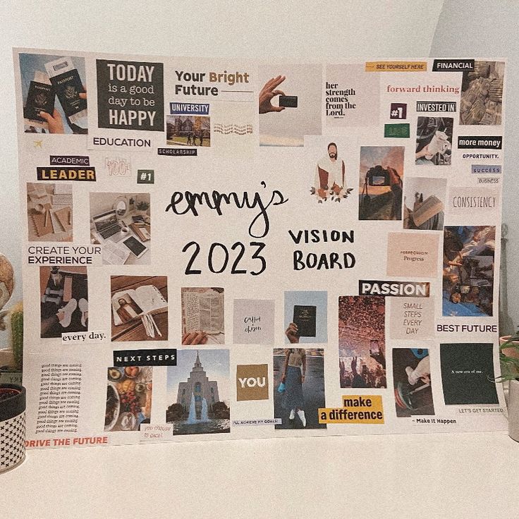 Qué es y cómo se hace el vision board para conseguir tus metas en 2024 - Revista Para Ti