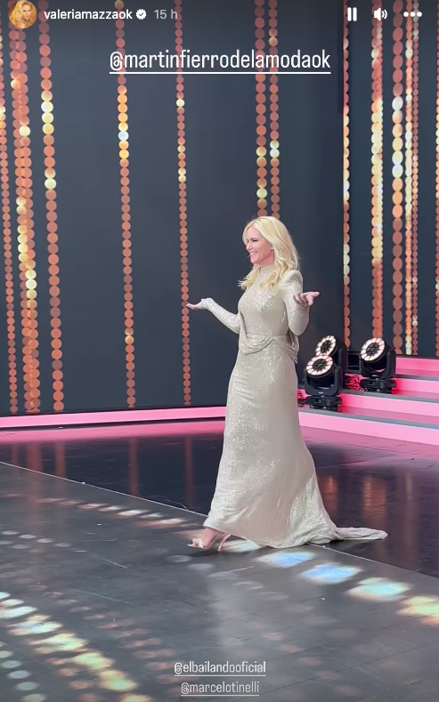 Valeria Mazza sorprendió en la pista del Bailando con un look soñado de ...
