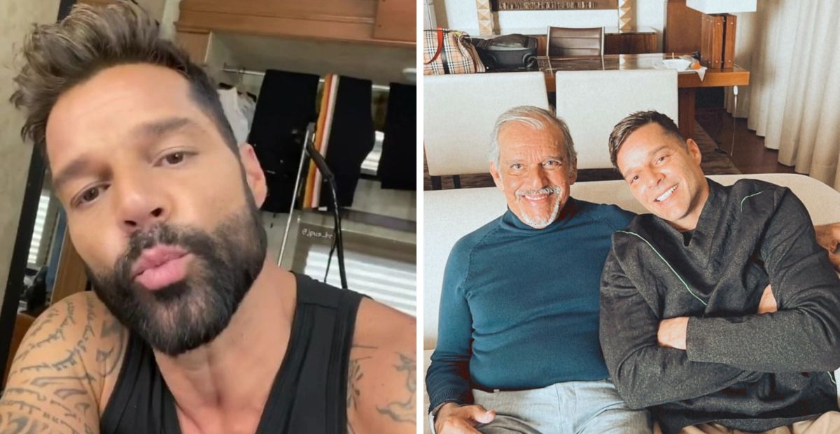 Ricky Martin posteó una foto poco conocida junto a su papá - Revista Para Ti