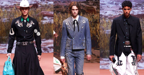 Así fue el segundo desfile de Pharrell Williams para Louis Vuitton: un viaje al Lejano Oeste ...