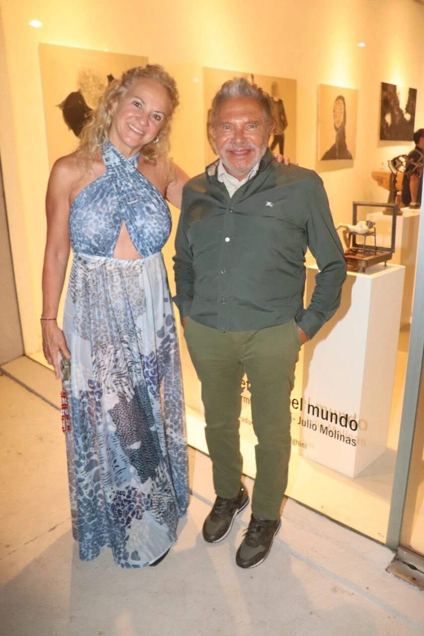 16 fotos: así fue el opening de la muestra de arte de Carmela Blanco ...