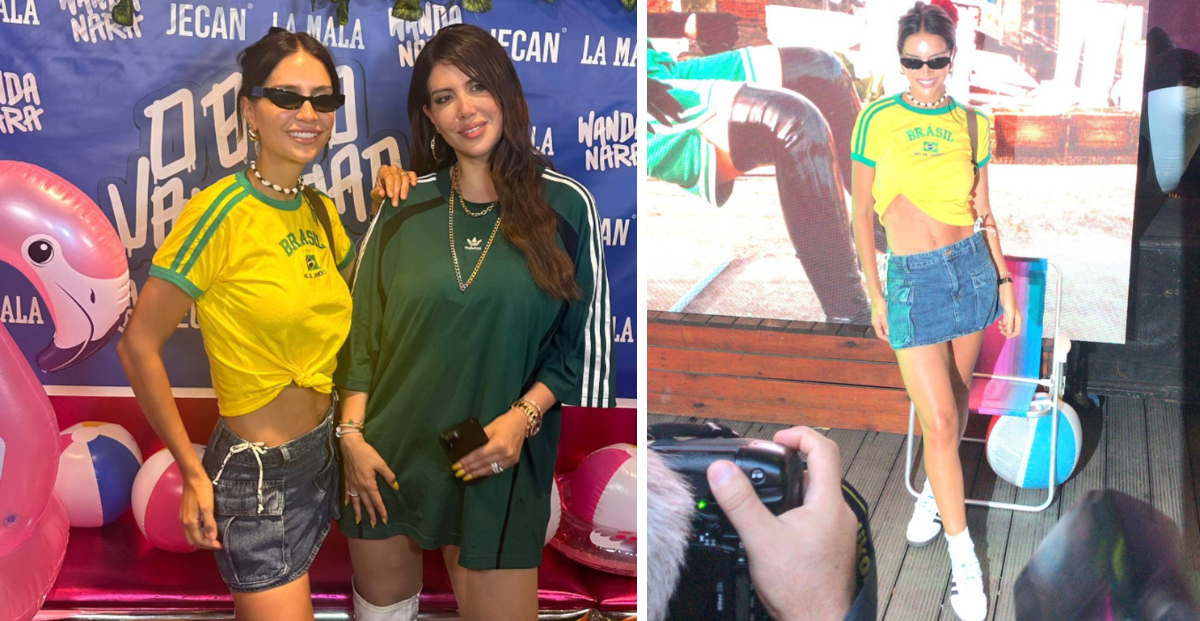 Así es el look bloke core que Zaira Nara llevó en la presentación del ...