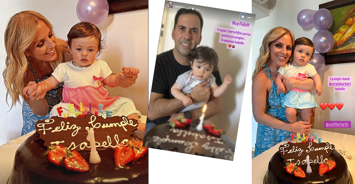 Las fotos del primer cumpleaños de Isabella, la hija de Cora Debarbieri ...